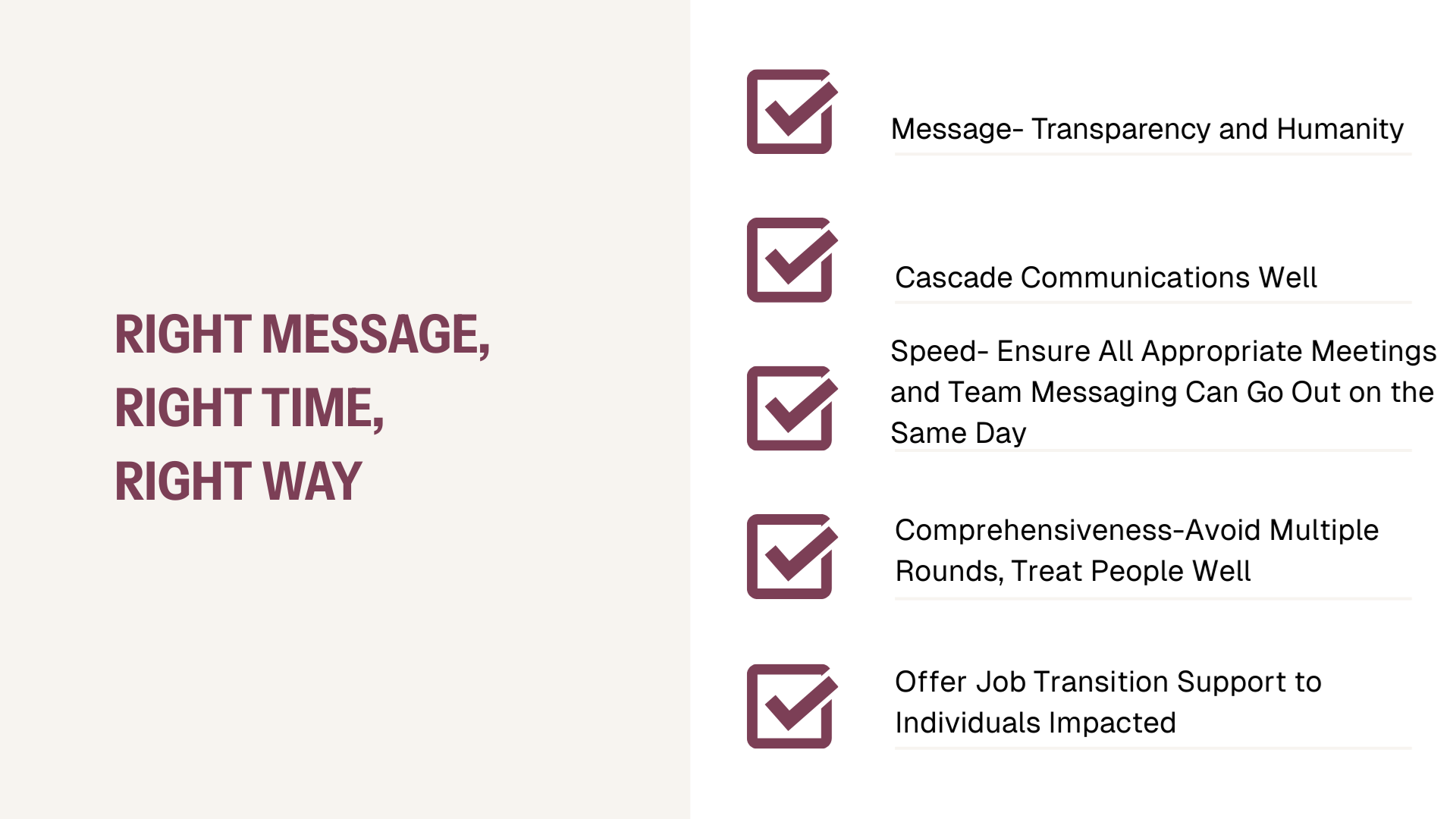 After Organizational Restructuring: Realign Roles, Job Families ...